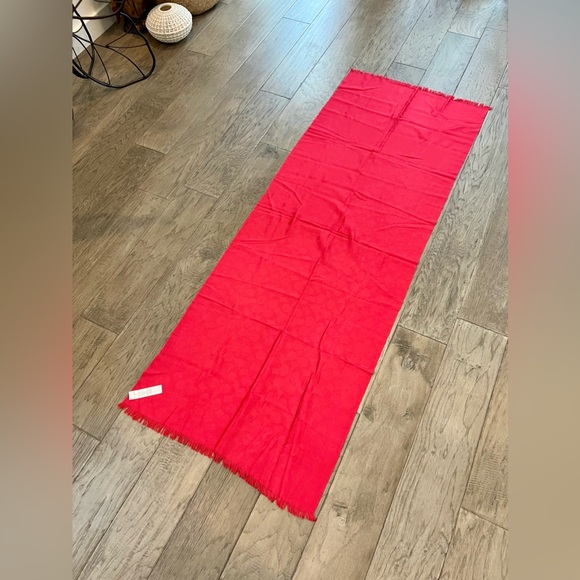 Coach | Accessories | Coach Woolsilk Scarf Red | Poshmark